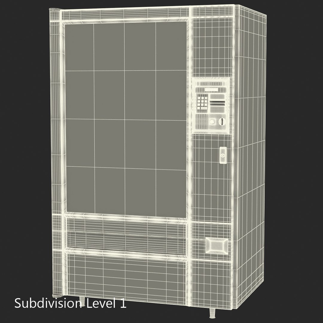 Vending Machine 2 3d Model