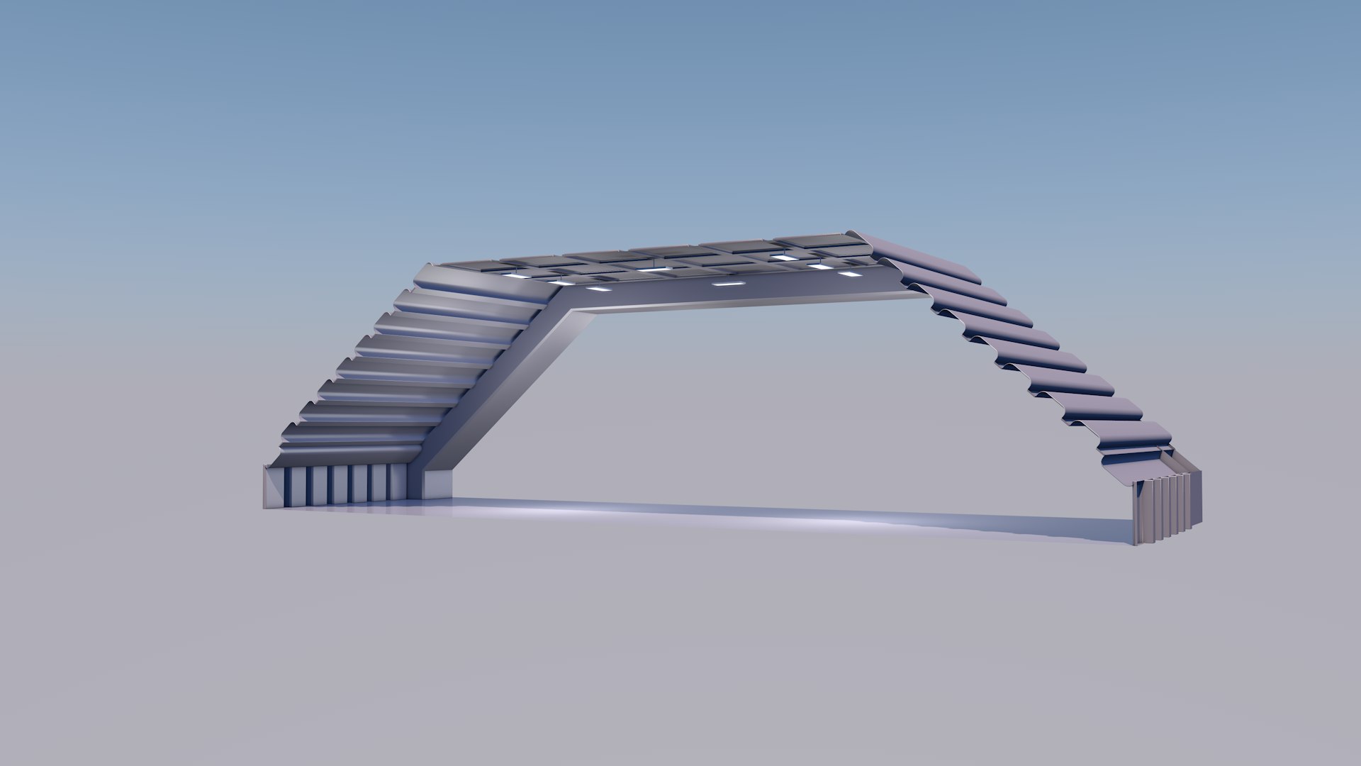 3D Sci Fi Underground Walkway Model - TurboSquid 2344677