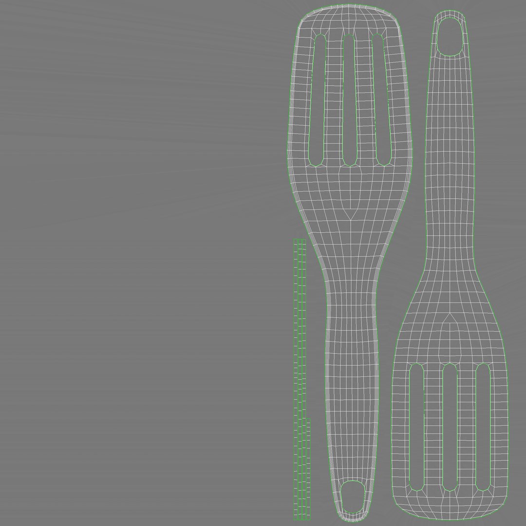 3D Model Kitchen Spatula - TurboSquid 2090796