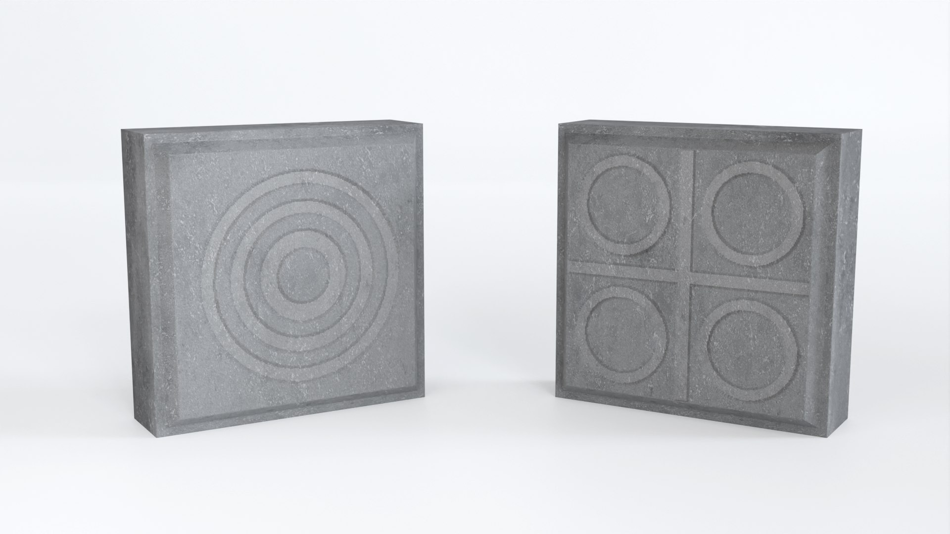 Low-poly Floor Tiles Barcelona Style - Pack 7 3D - TurboSquid 2083086