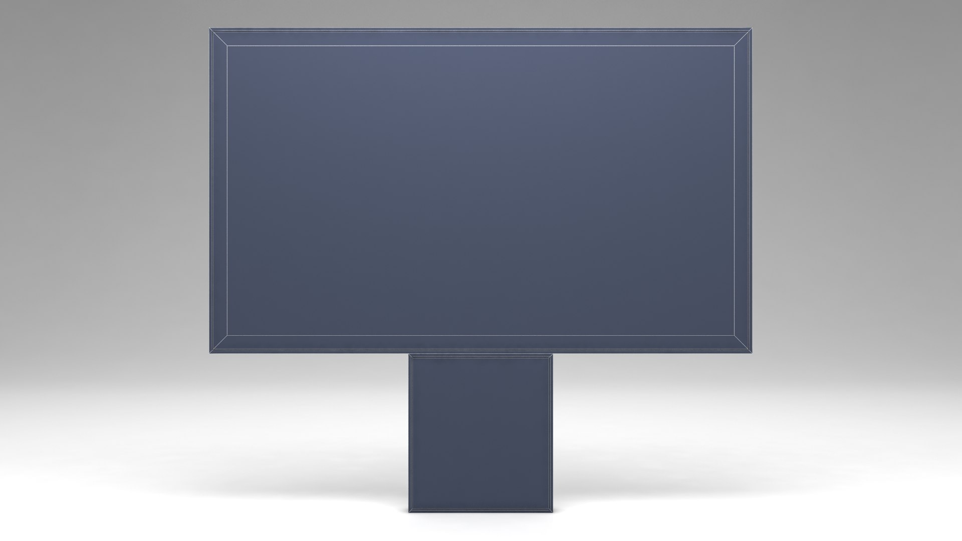 Designed Advertising Billboard Model - TurboSquid 1584507