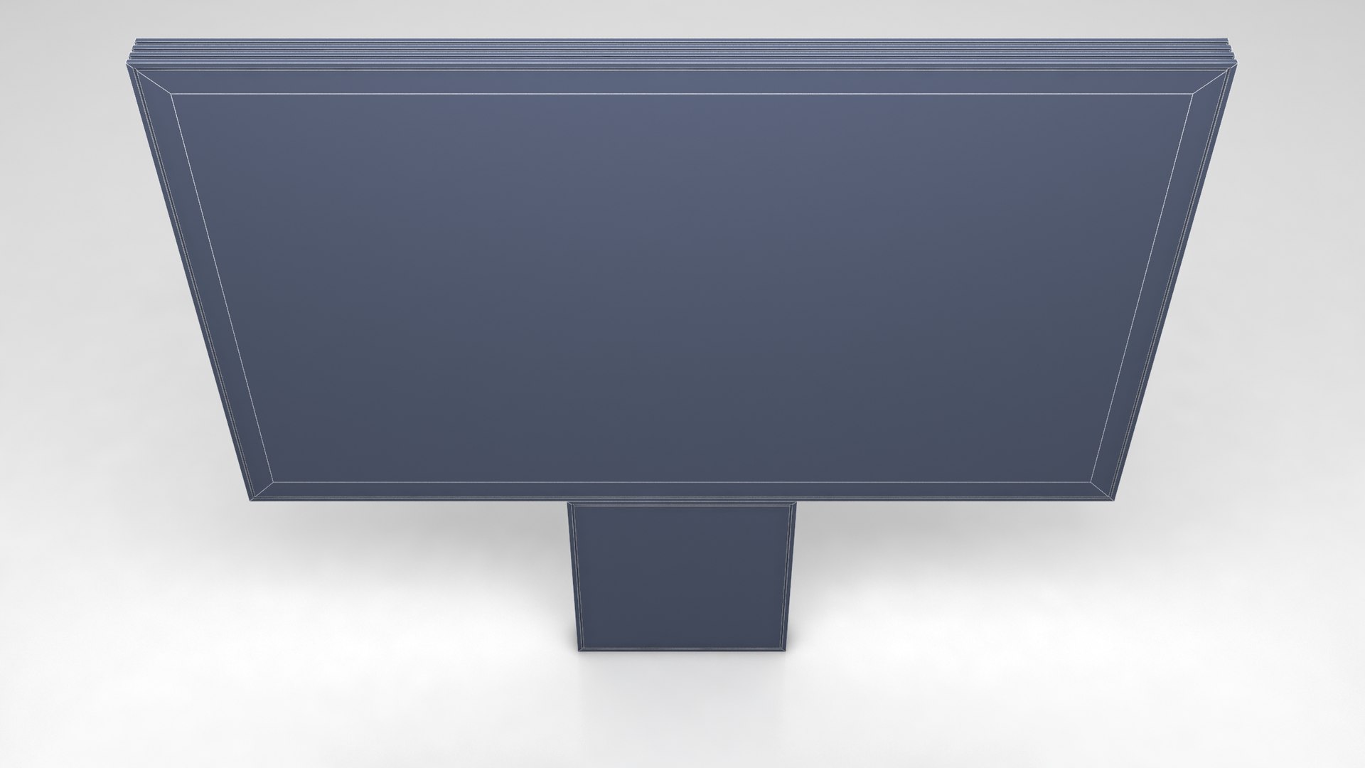 Designed Advertising Billboard Model - TurboSquid 1584507
