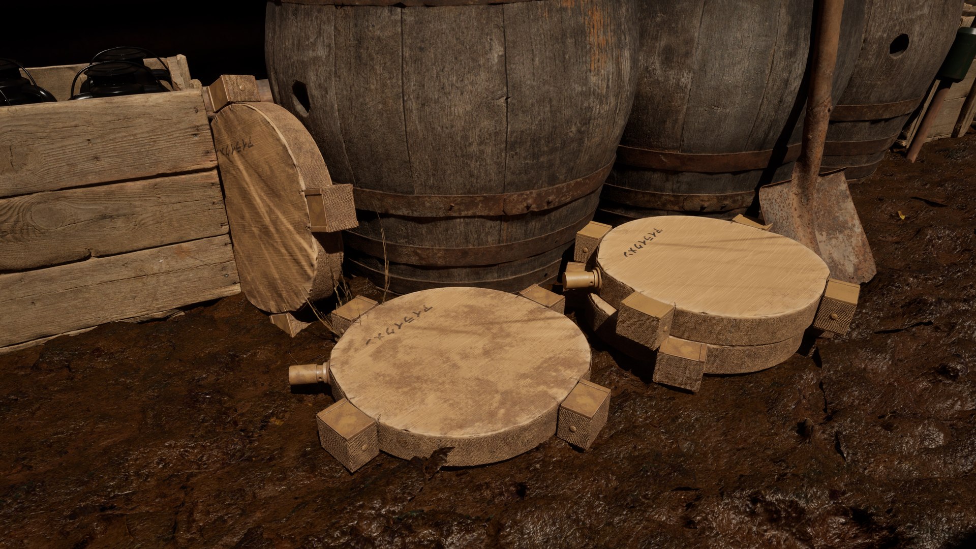 3D Japanese WW2 Mine Pack - TurboSquid 2371806