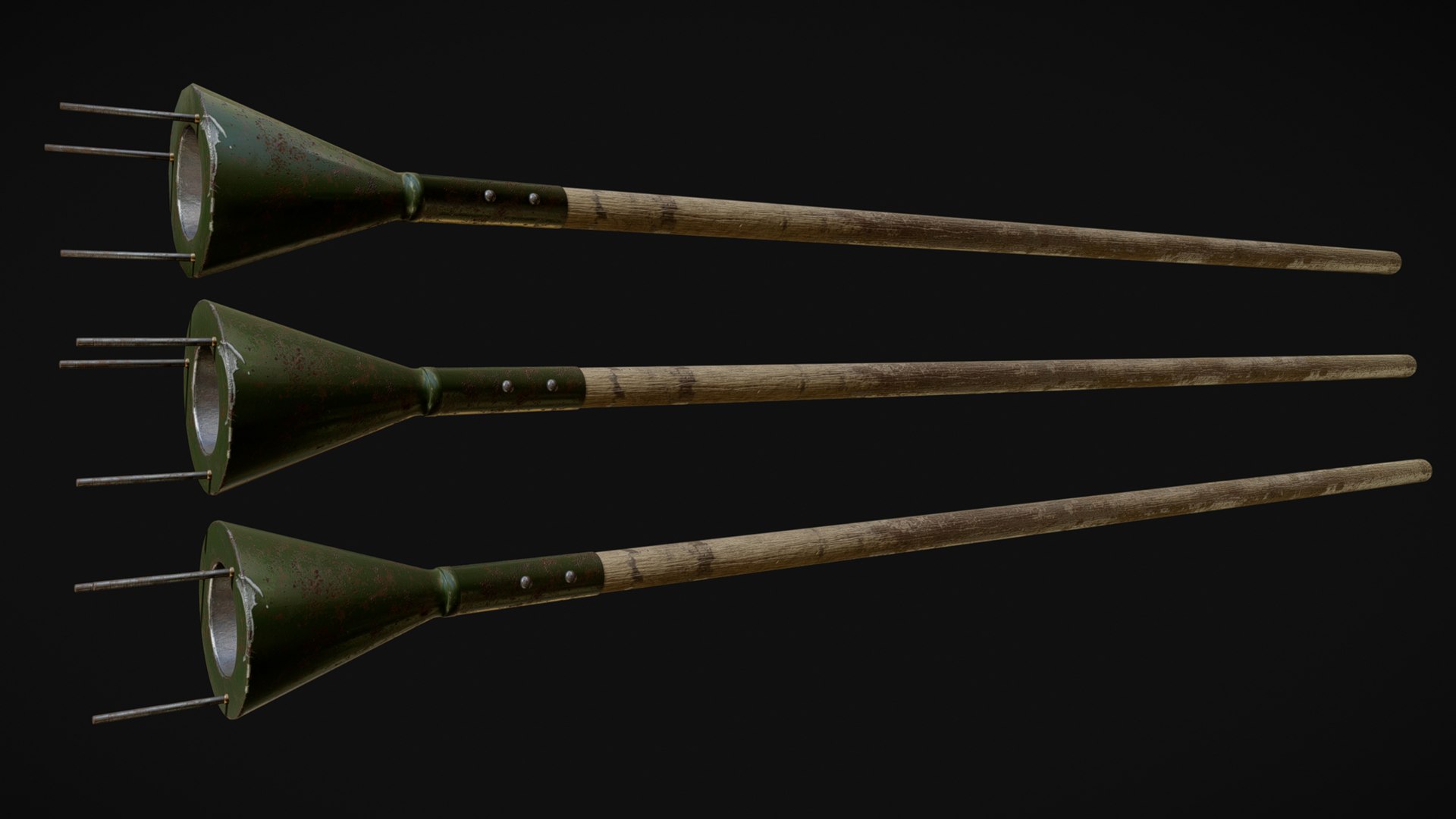 3D Japanese WW2 Mine Pack - TurboSquid 2371806