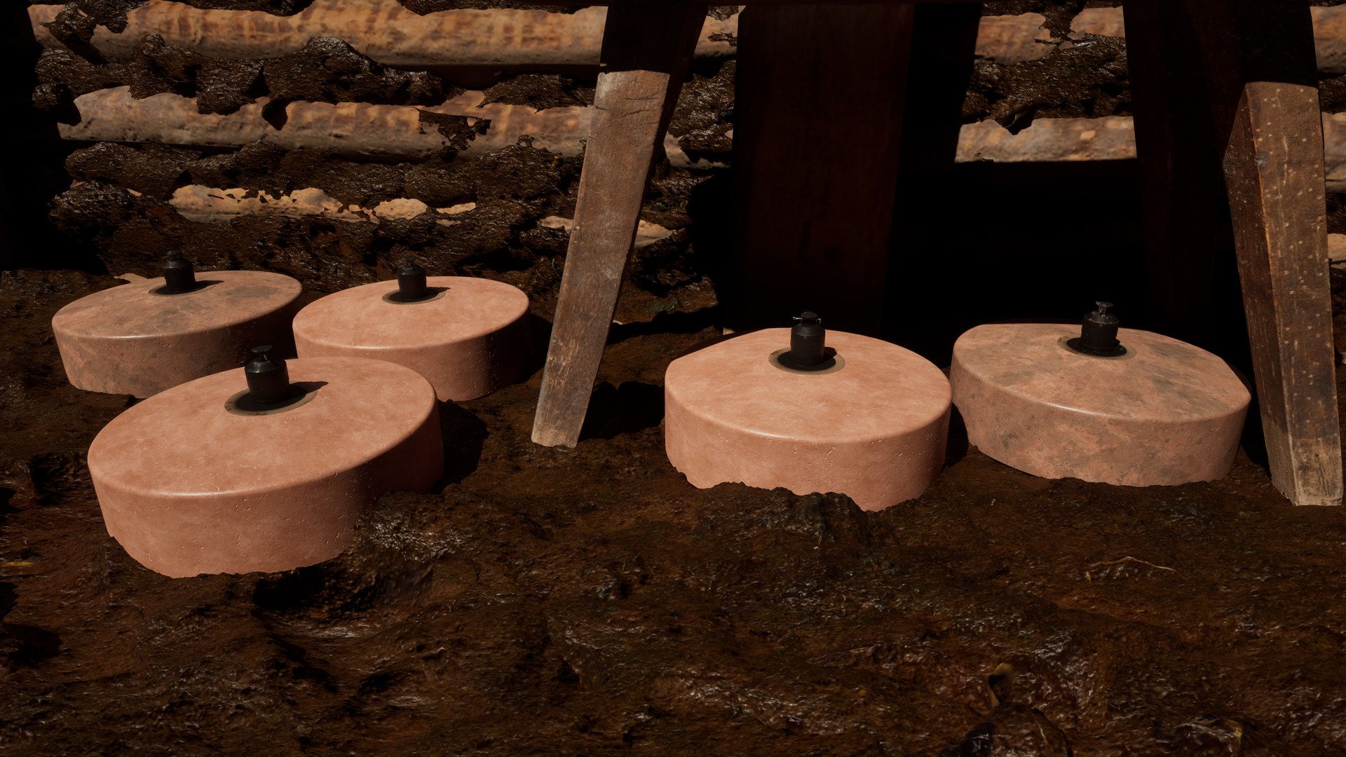 3D Japanese WW2 Mine Pack - TurboSquid 2371806