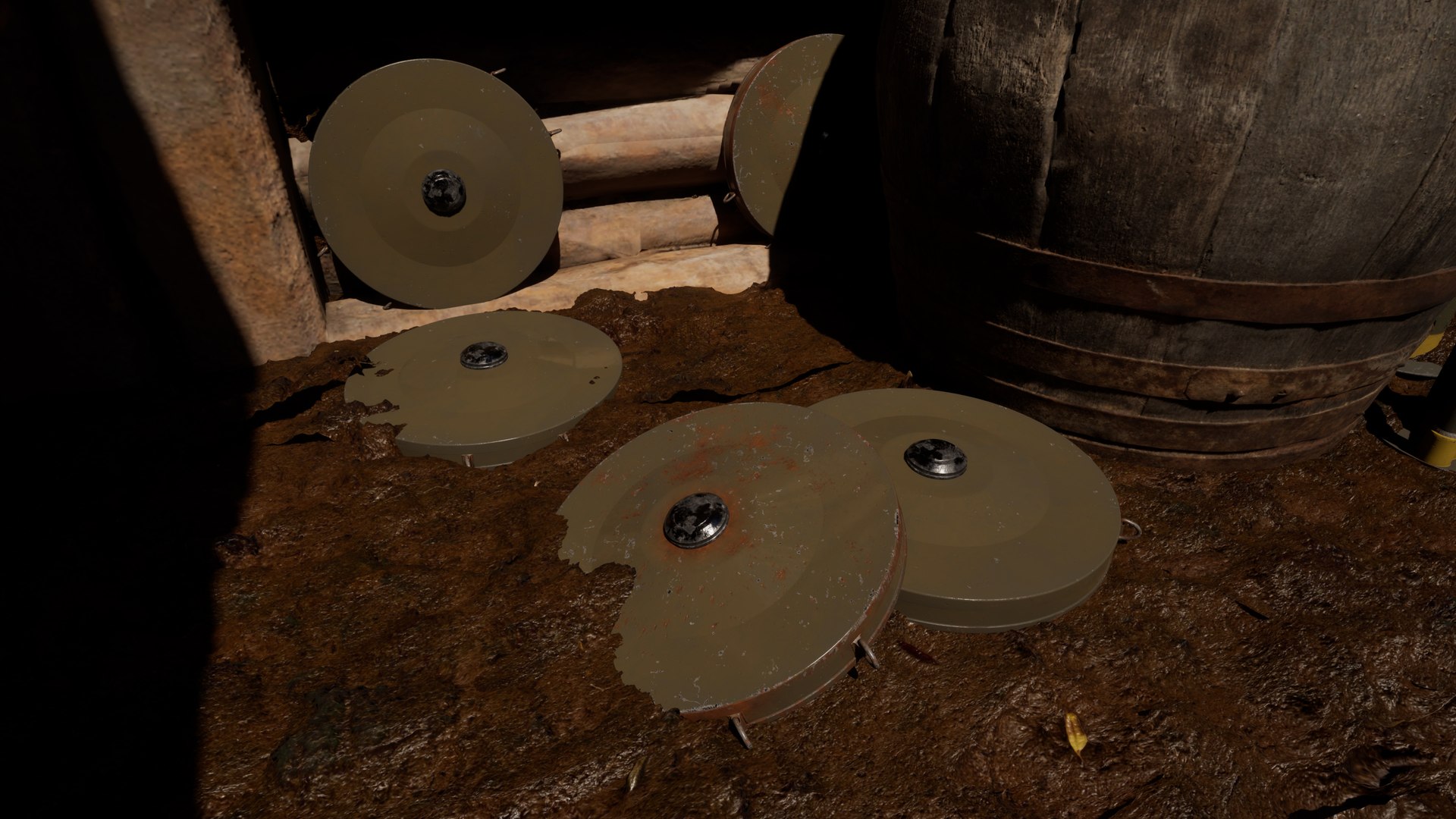 3D Japanese WW2 Mine Pack - TurboSquid 2371806