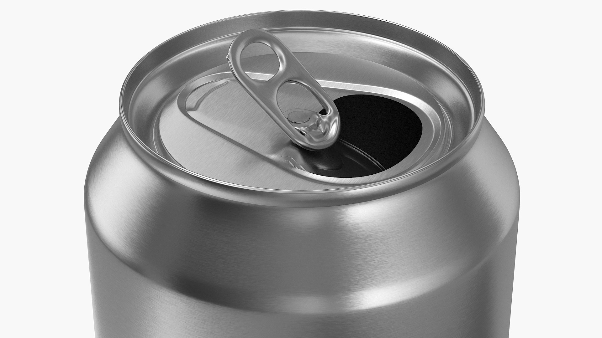 3D Opened Standard Aluminum Can 250ML Model - TurboSquid 2171330