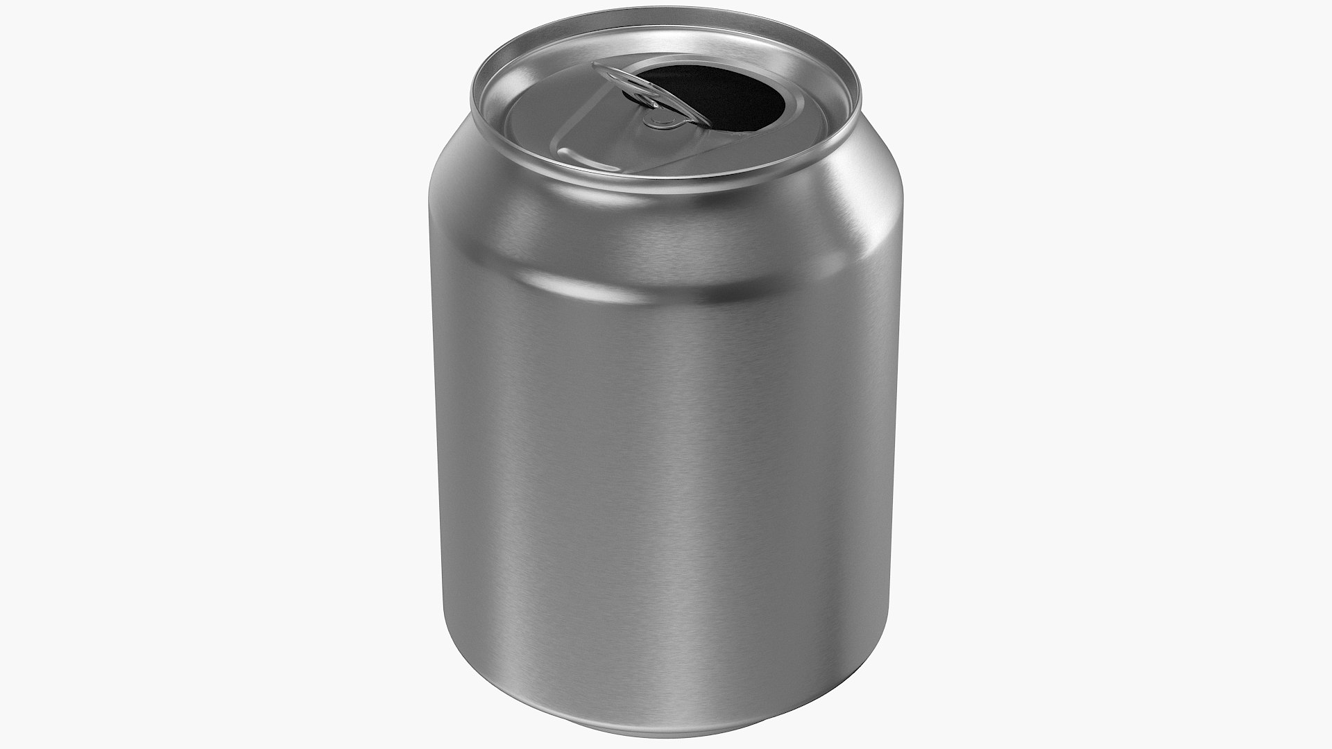 3D Opened Standard Aluminum Can 250ML Model - TurboSquid 2171330
