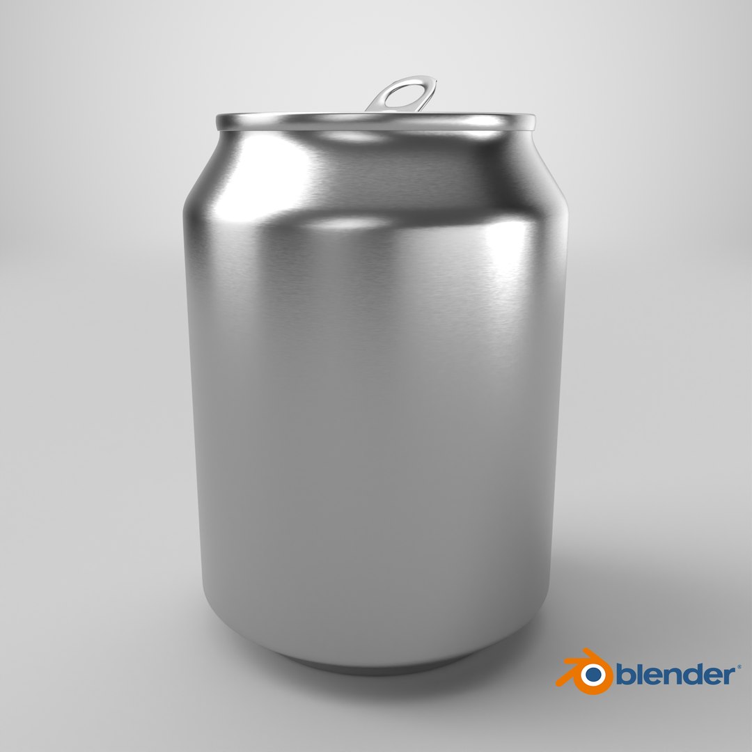 3D Opened Standard Aluminum Can 250ML Model - TurboSquid 2171330