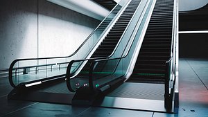 Animated Escalator 3D Models For Download | TurboSquid