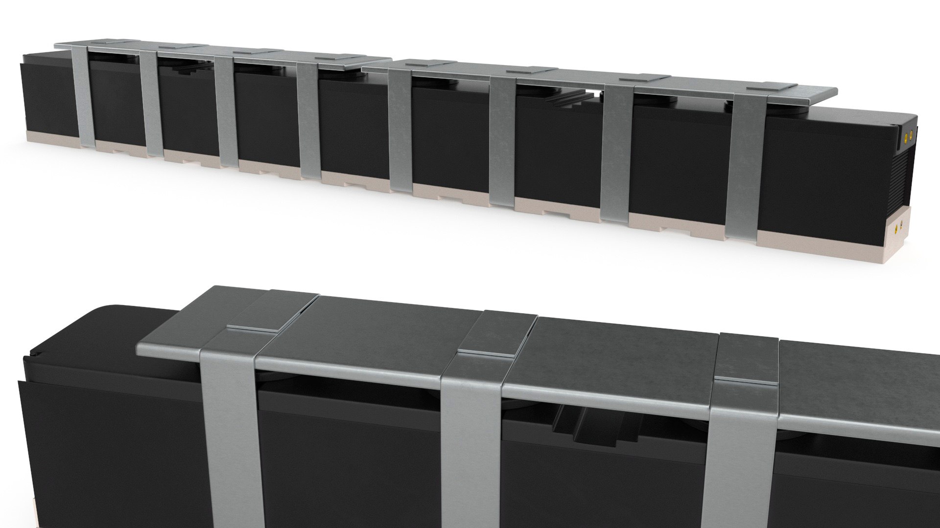 3D Hydrogen Fuel Cell Stack 4 KW - TurboSquid 2252728