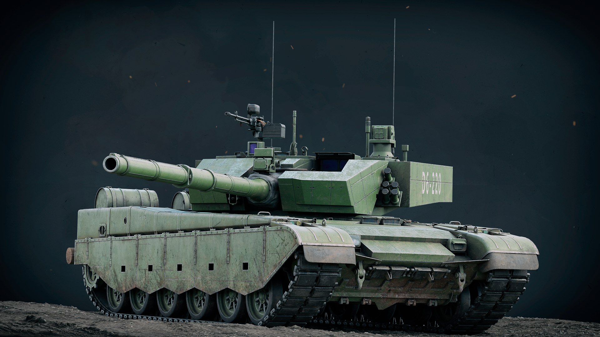 Rigged Type 99 Tank GameReady LODs 3D Model - TurboSquid 2134254