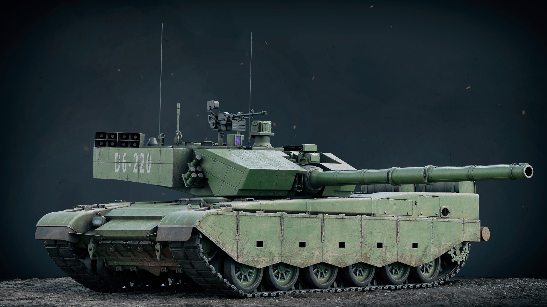Rigged Type 99 Tank GameReady LODs 3D Model - TurboSquid 2134254