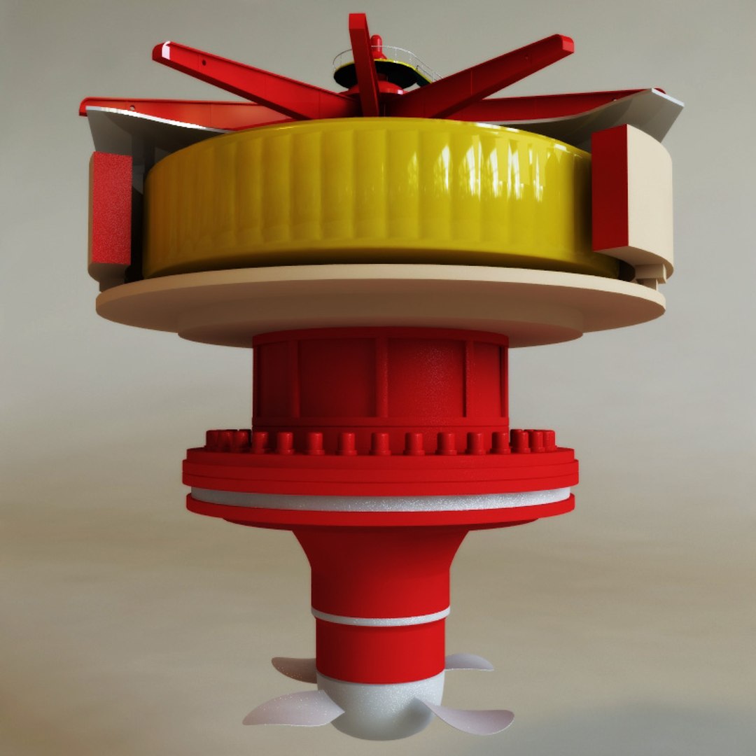 3d Hydroelectric Power Generator V1 Model