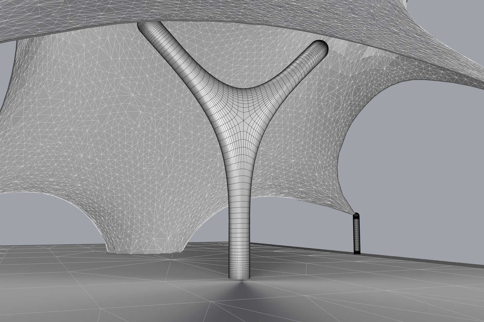 Tensile Structure Complex 02 Model - TurboSquid 1964966