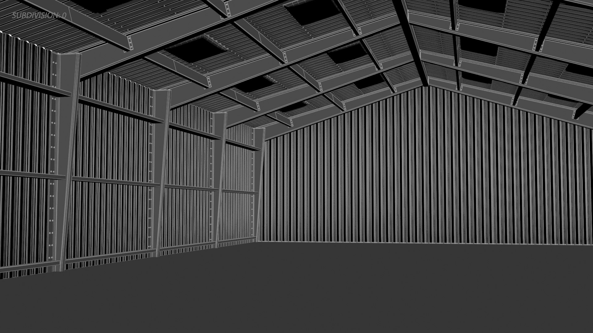 3D Construction Steel Frame Structure Model - TurboSquid 2081607