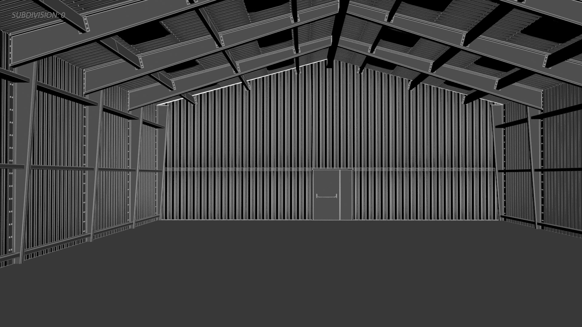 3D Construction Steel Frame Structure Model - TurboSquid 2081607
