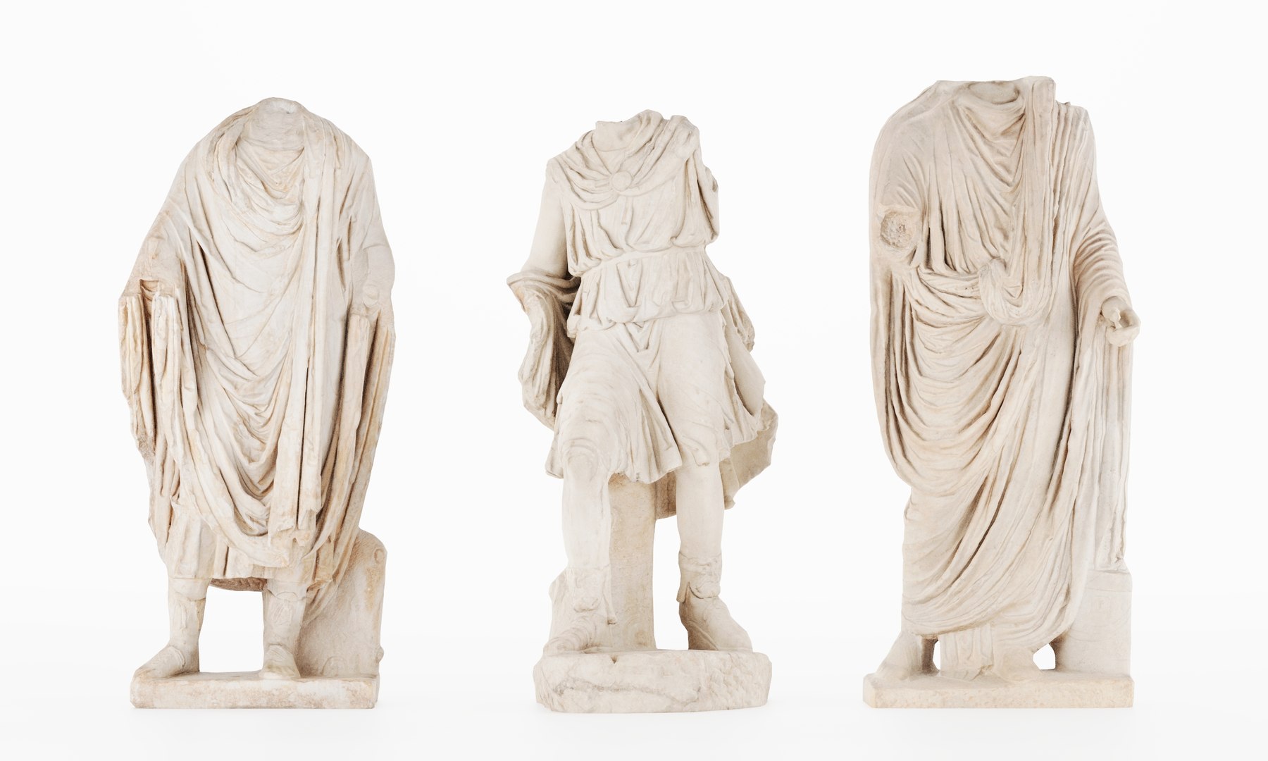 Roman Statues Pack 3D Model - TurboSquid 2106648