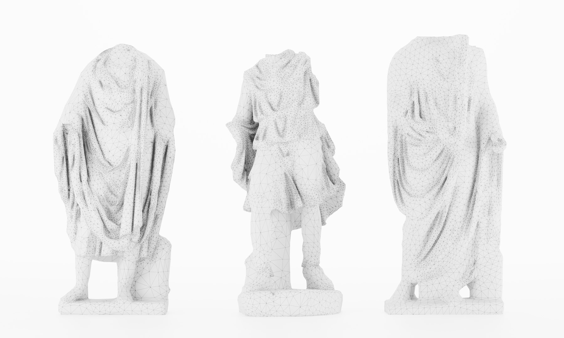 Roman Statues Pack 3D Model - TurboSquid 2106648