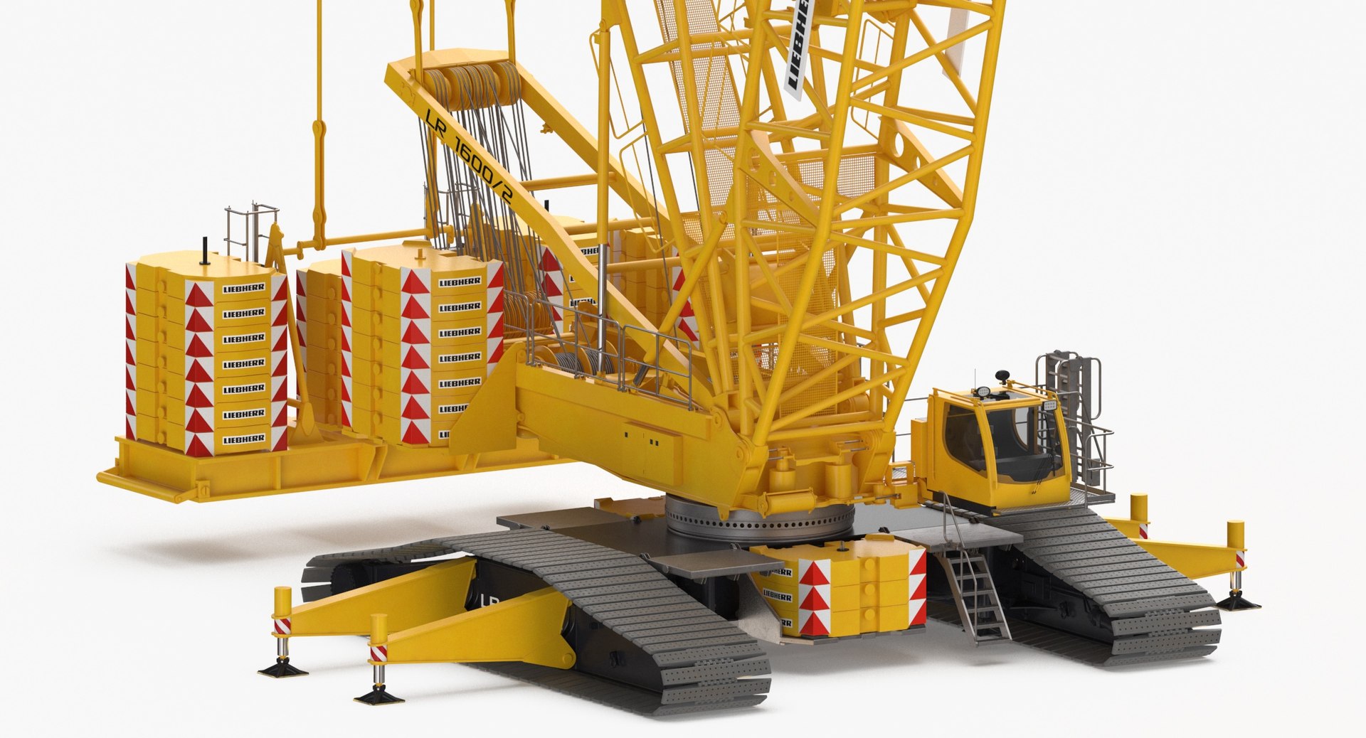 3D Liebherr LR 1600 2 HSDWB HS102 W96 D36 model - TurboSquid 2089570