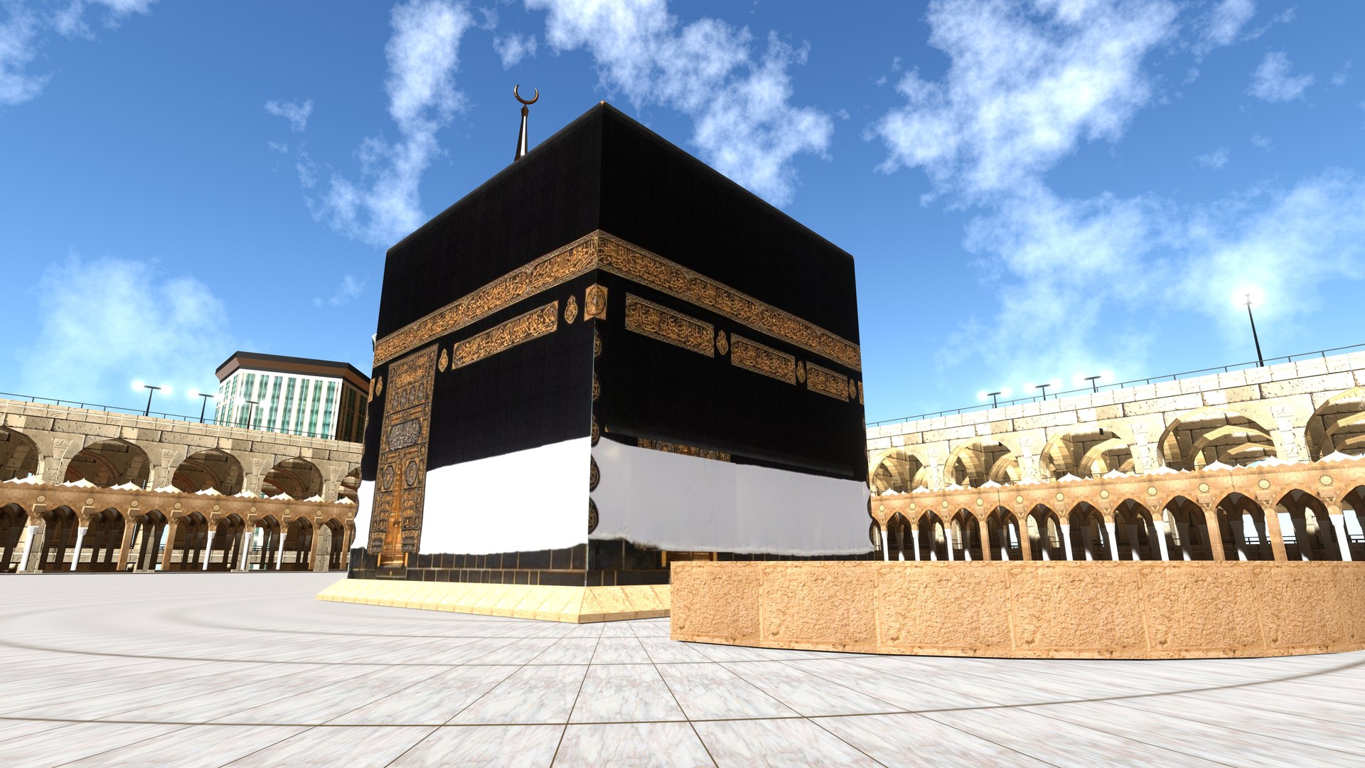 3D Kaaba And Its Surroundings - TurboSquid 1991849
