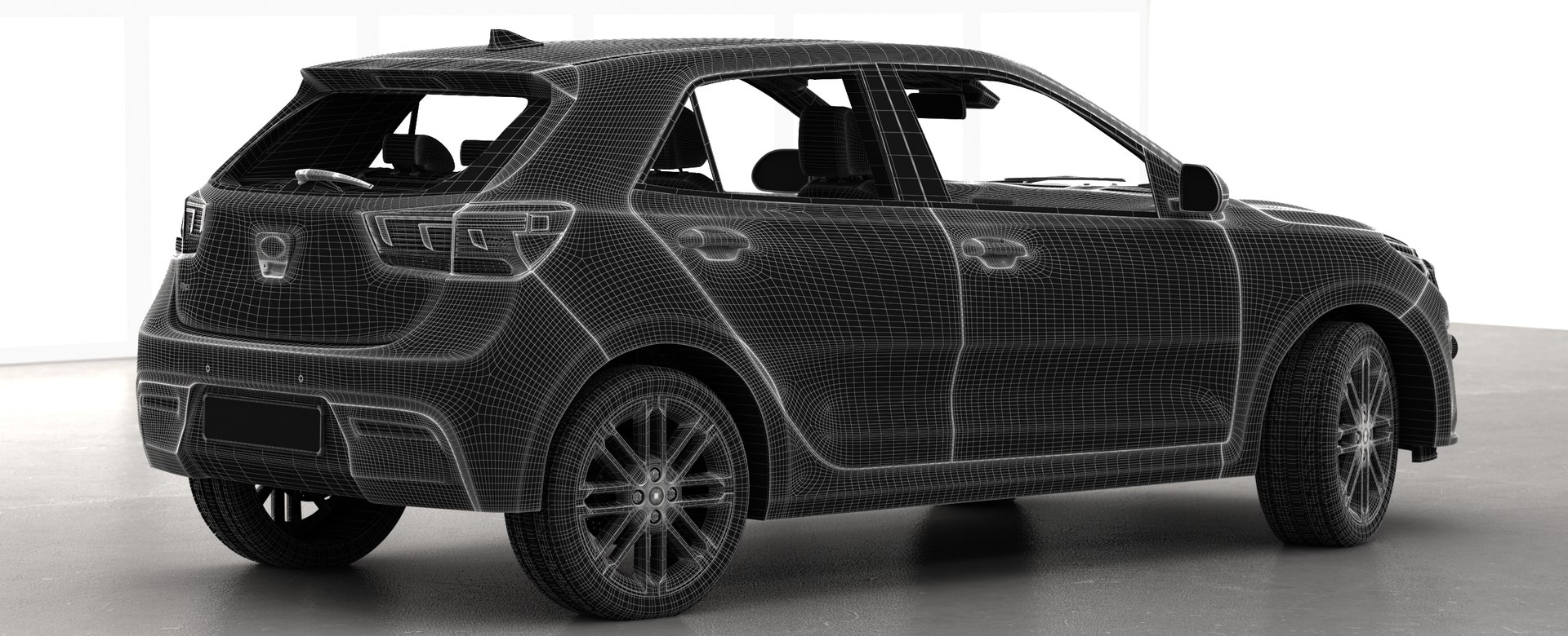 3D Model Realistic Kia Rio 2021 - TurboSquid 1640078