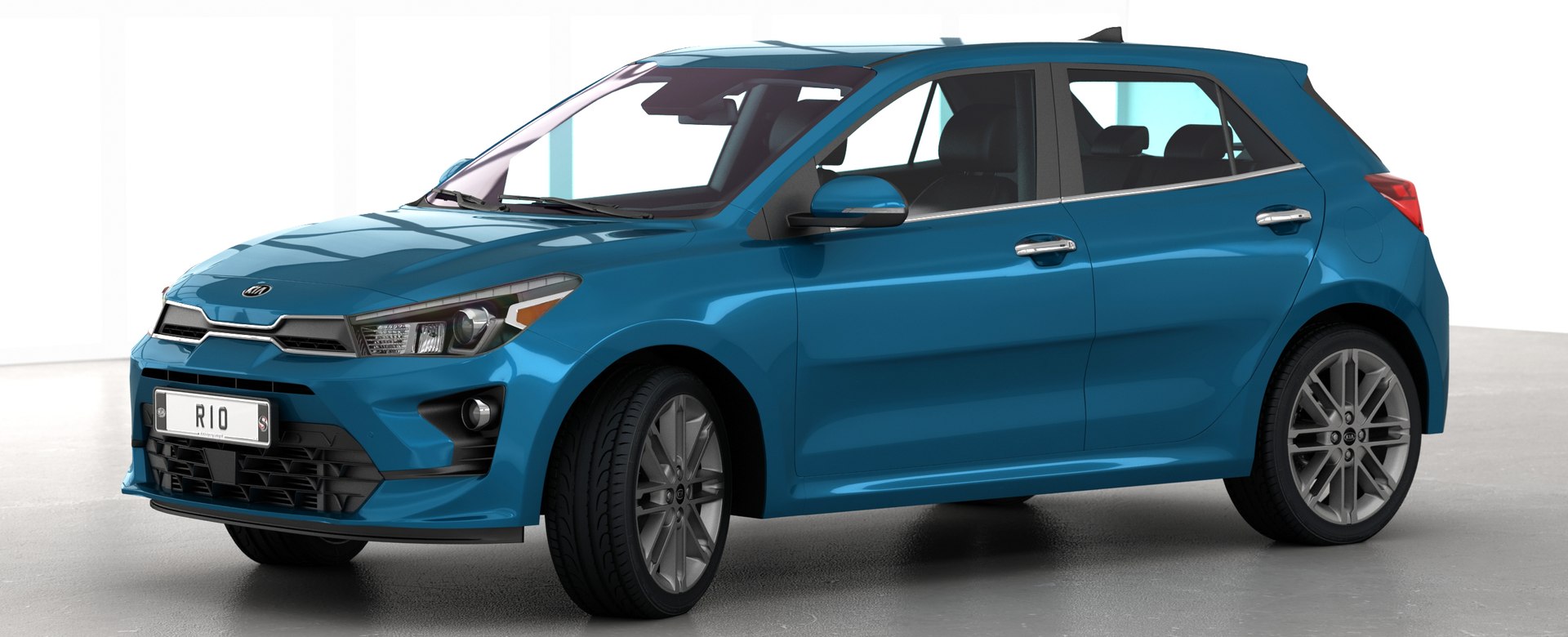3D Model Realistic Kia Rio 2021 - TurboSquid 1640078