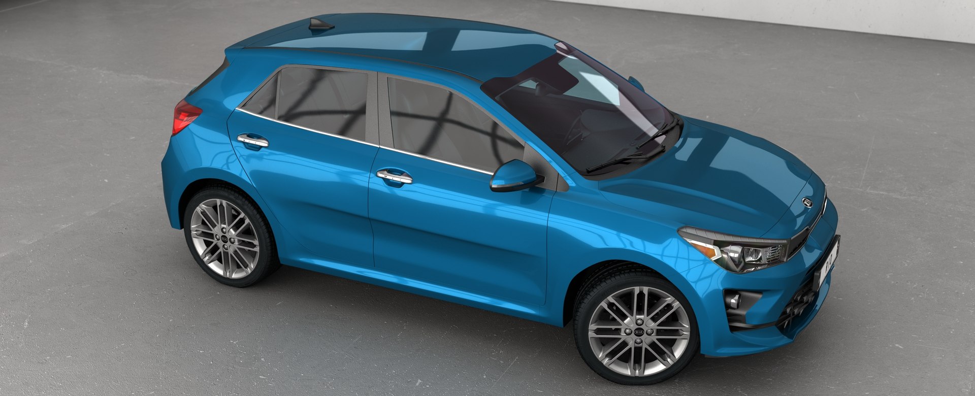 3D Model Realistic Kia Rio 2021 - TurboSquid 1640078