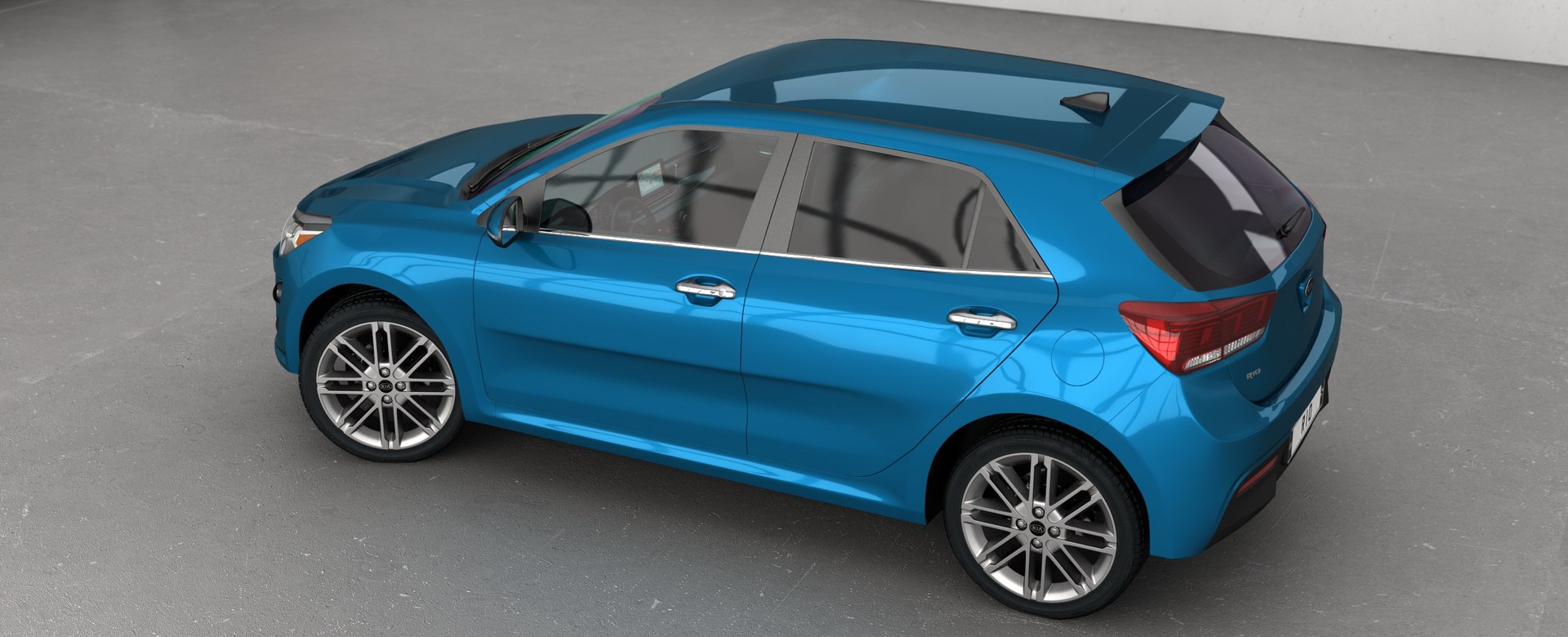 3D Model Realistic Kia Rio 2021 - TurboSquid 1640078