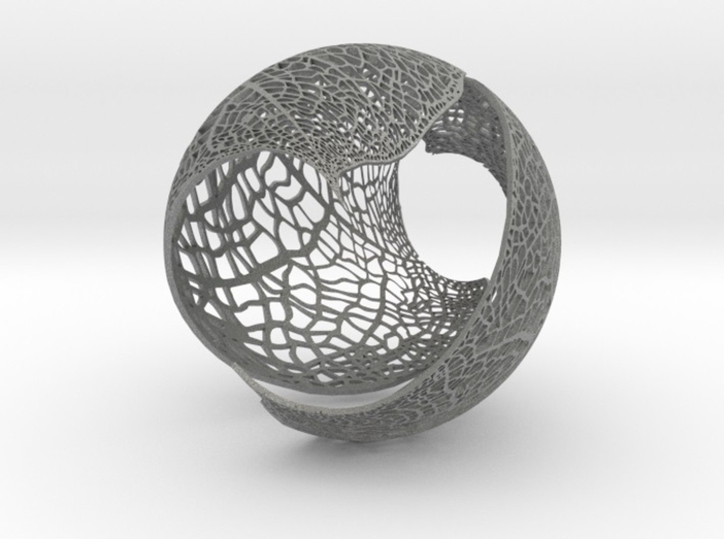 Decorative leaf spherical 3D model - TurboSquid 1485846