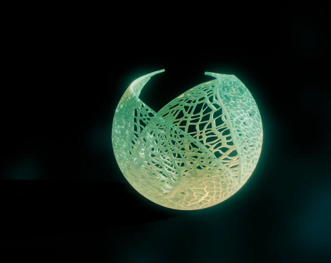 Decorative leaf spherical 3D model - TurboSquid 1485846