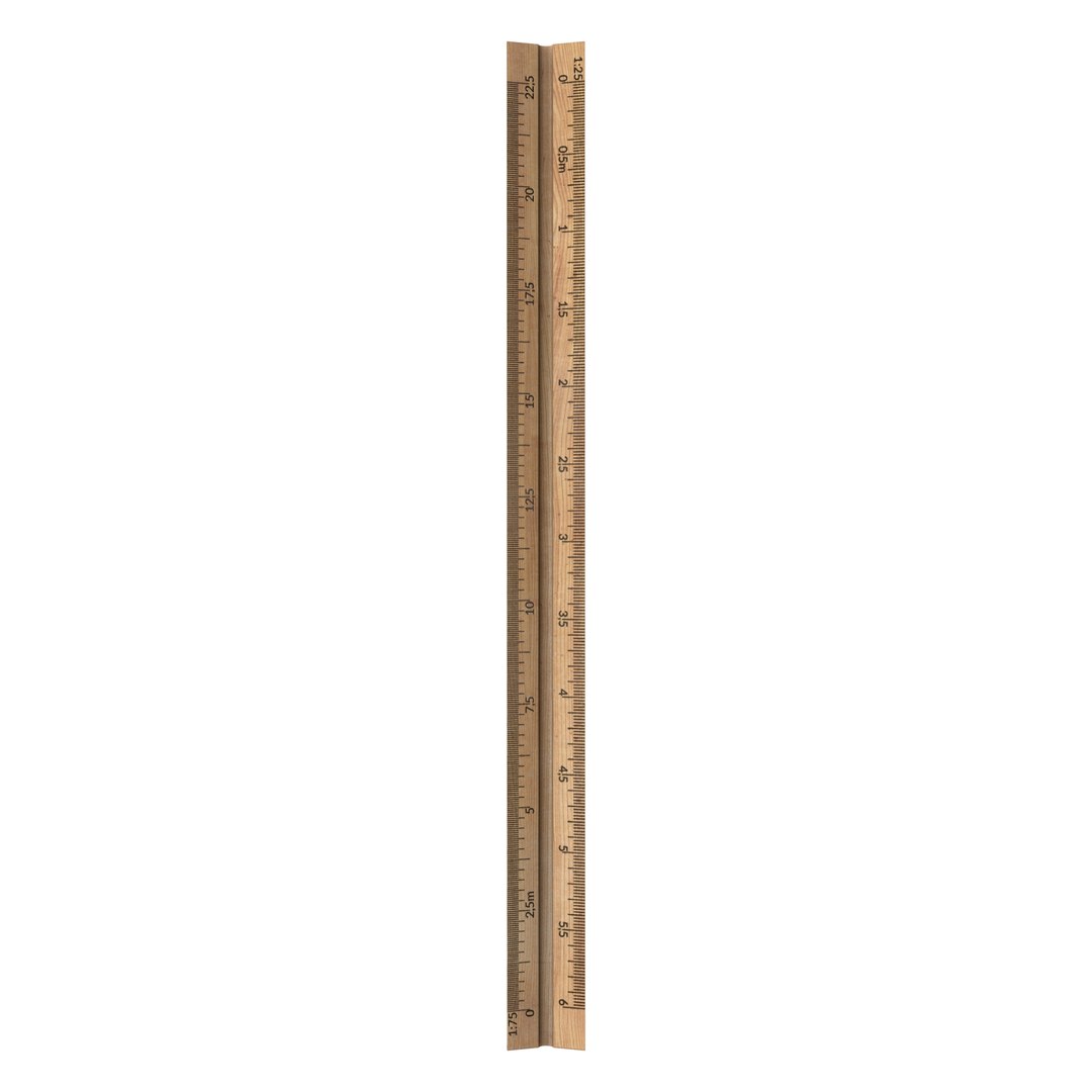 Hd Wooden Ruler 6 Model | 1145950 | TurboSquid