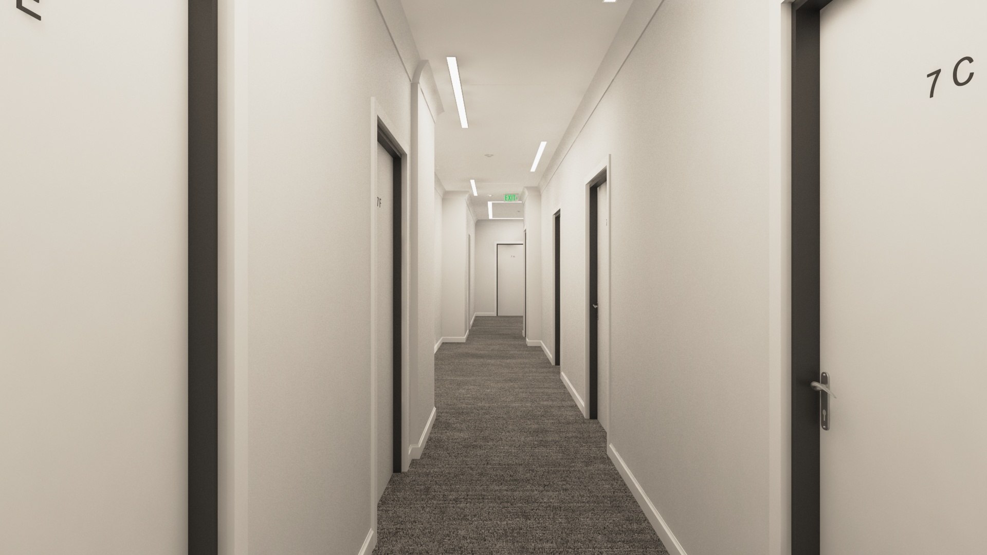 Hallway Games 3D Model - TurboSquid 1563279