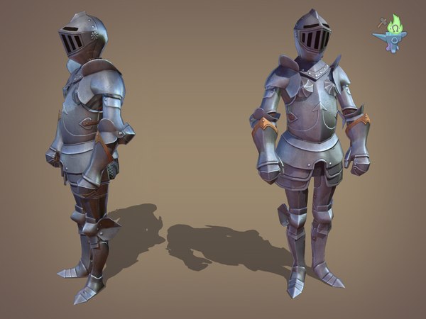 3D ornamental plate armour medieval armor model - TurboSquid 1349461