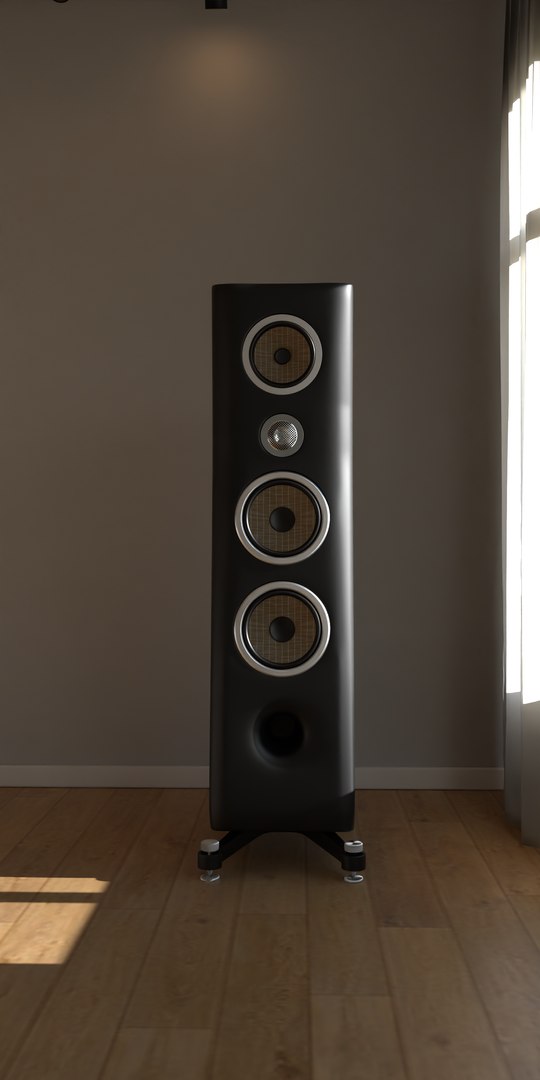 3D Model Loudspeaker Focal Kanta 3 - TurboSquid 2383425
