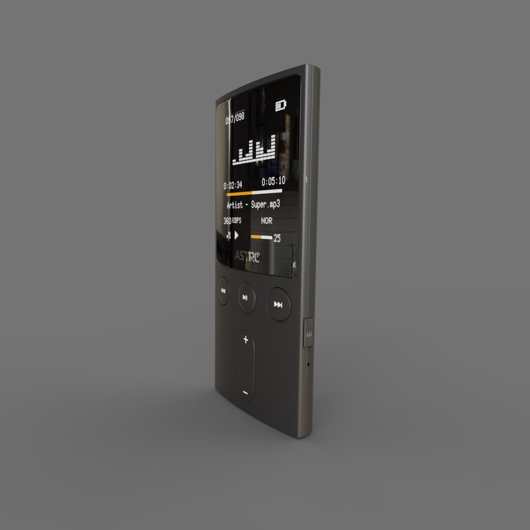 Mp3-player Astro M3 3D Model - TurboSquid 2194625