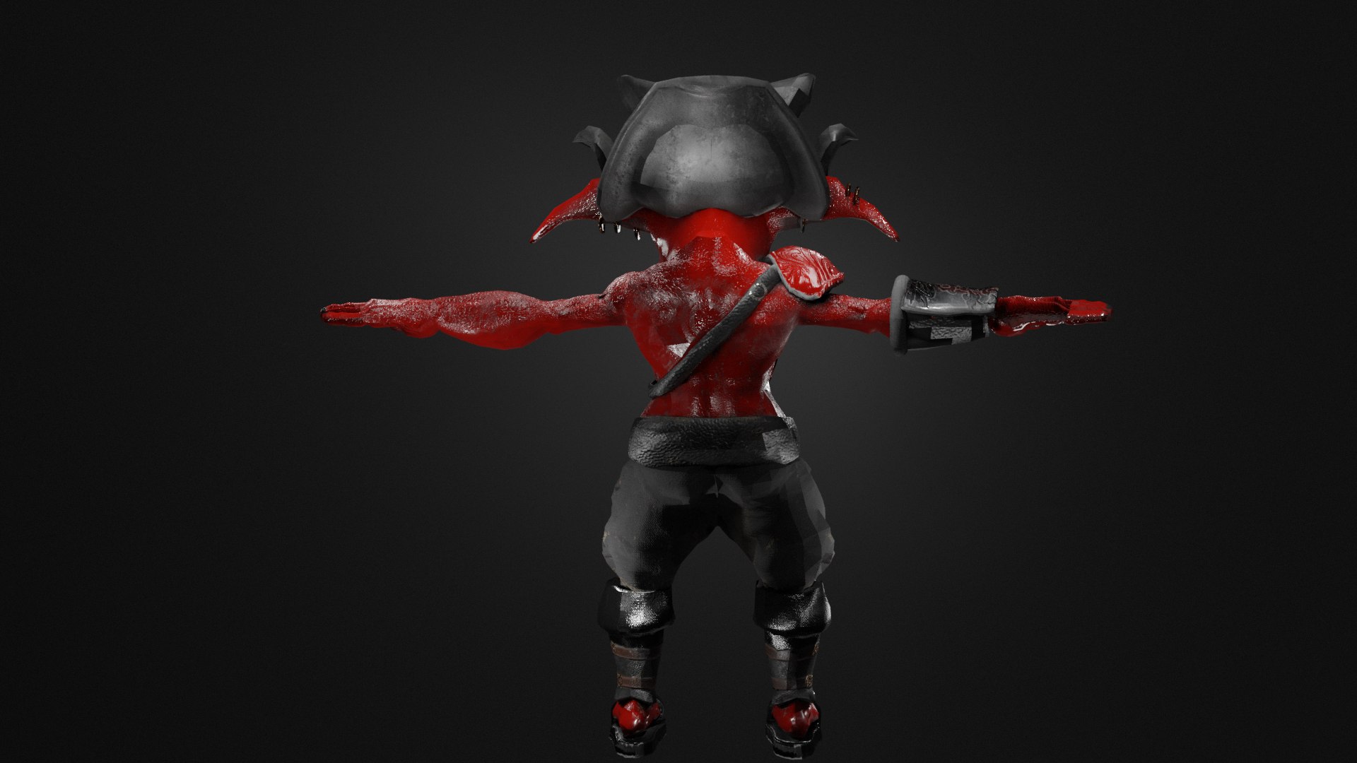 3D Low-poly Goblin Captain Pirate - TurboSquid 1662488