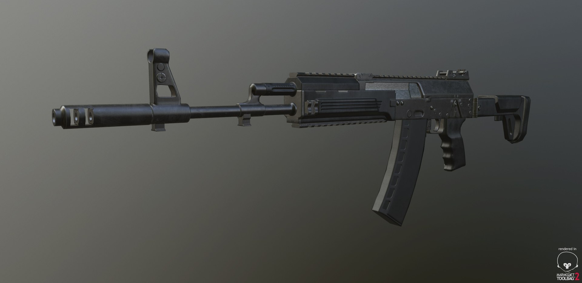 3d Kalashnikov Assault Rifles