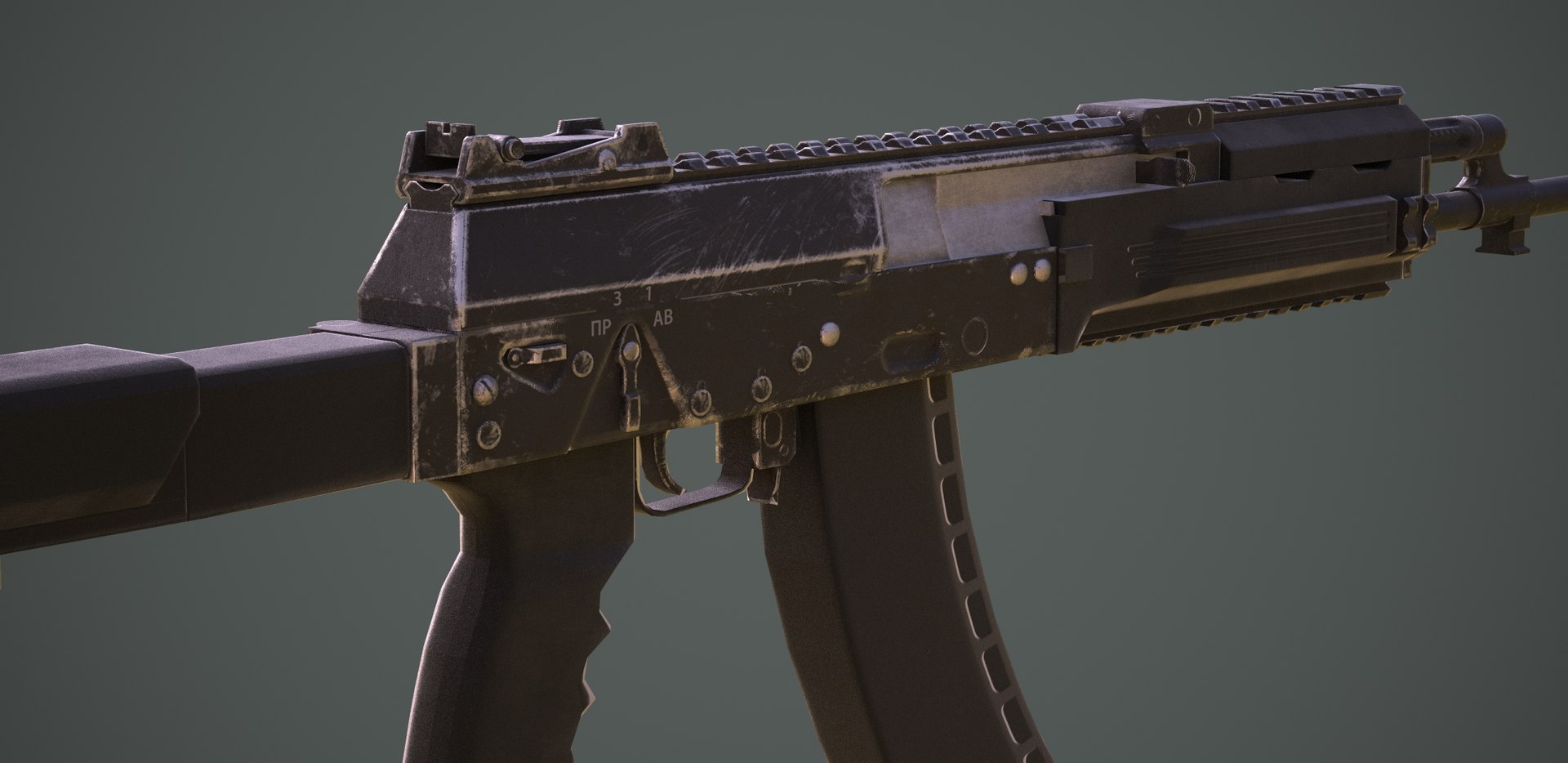 3d Kalashnikov Assault Rifles