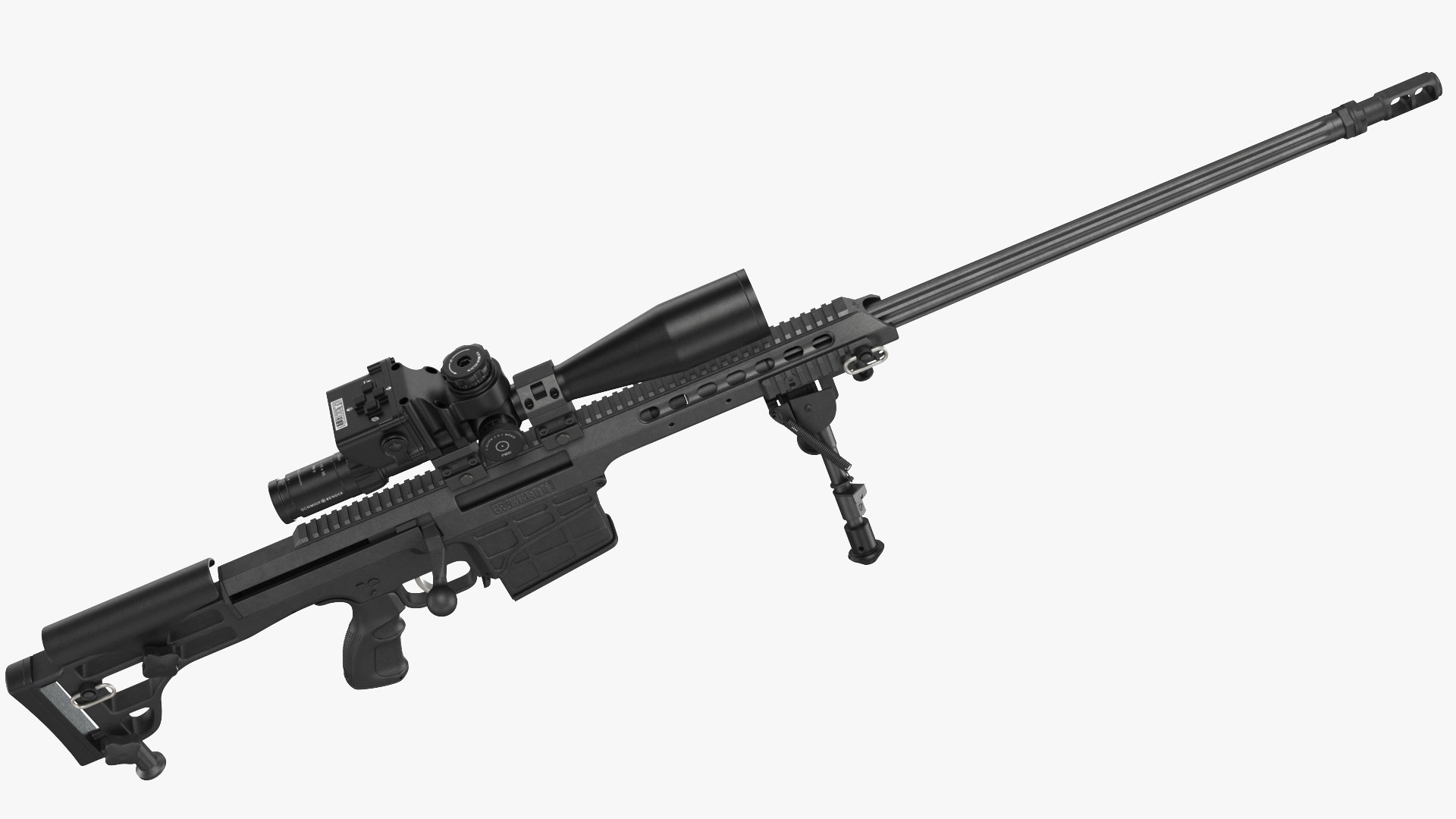 3D barrett 98b sniper rifle - TurboSquid 1492182