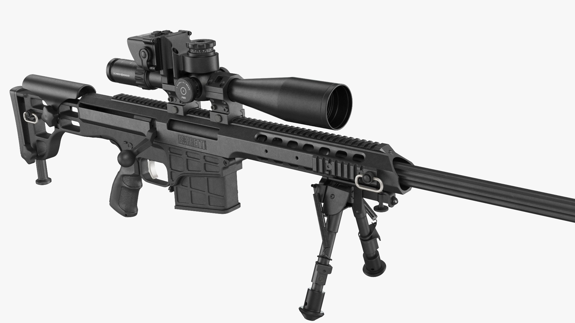 3D barrett 98b sniper rifle - TurboSquid 1492182
