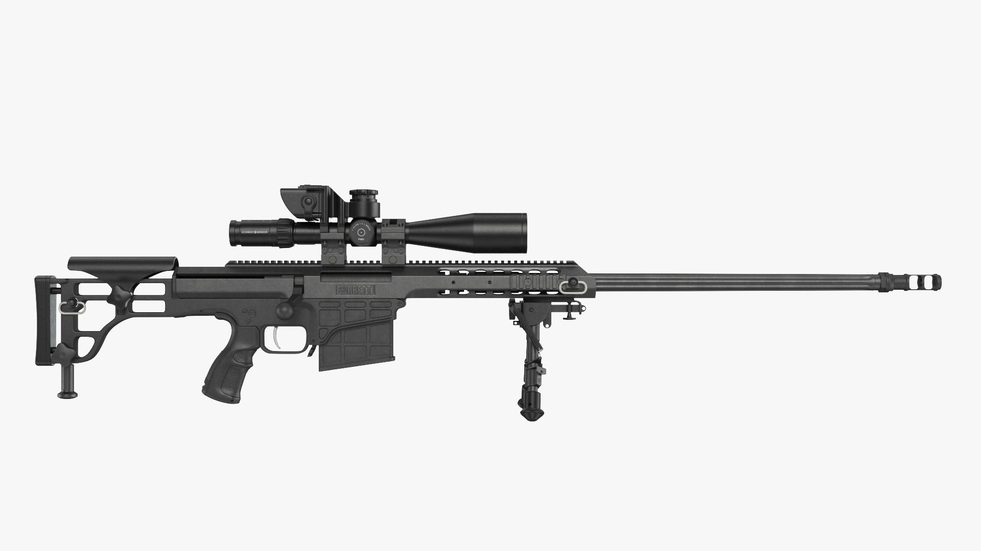 3D barrett 98b sniper rifle - TurboSquid 1492182