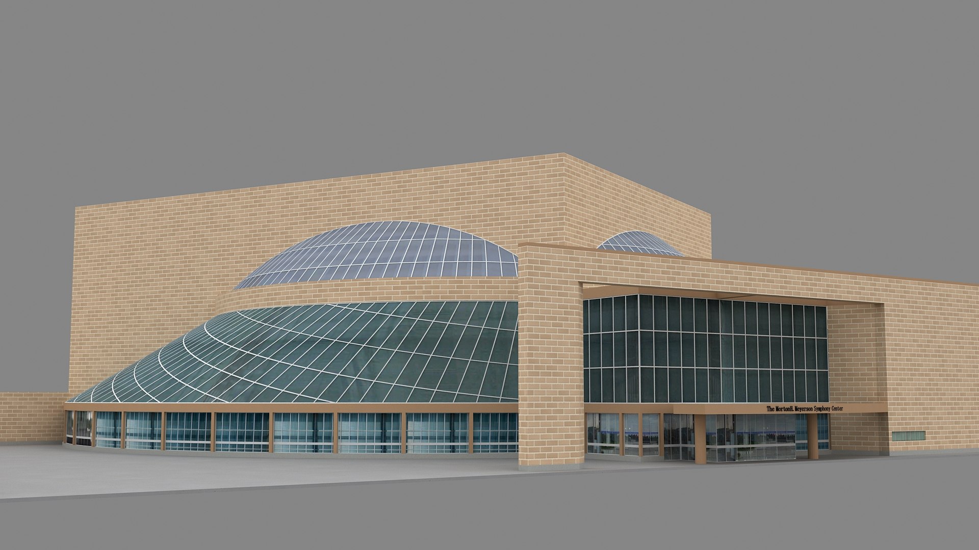 3D Dallas Symphony Orchestra Meyerson Symphony Center model ...