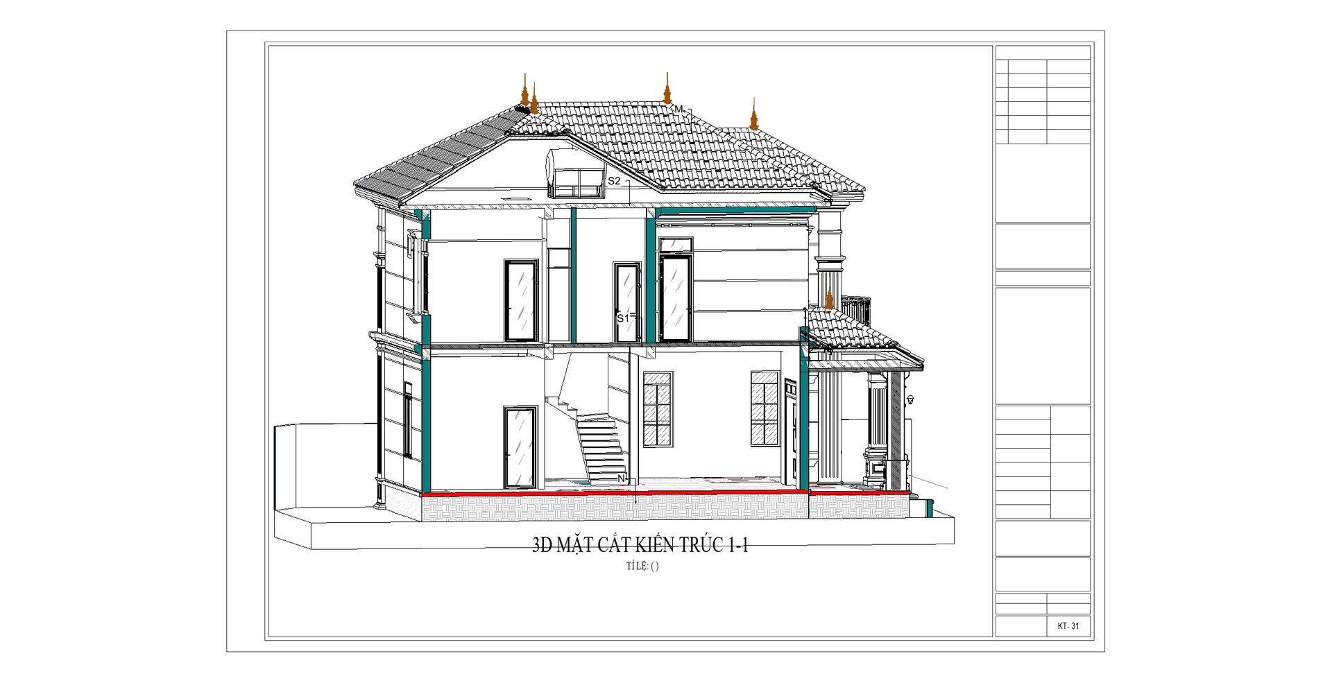 3D REVIT BIM - CLASSIC HOUSE - TurboSquid 2230833