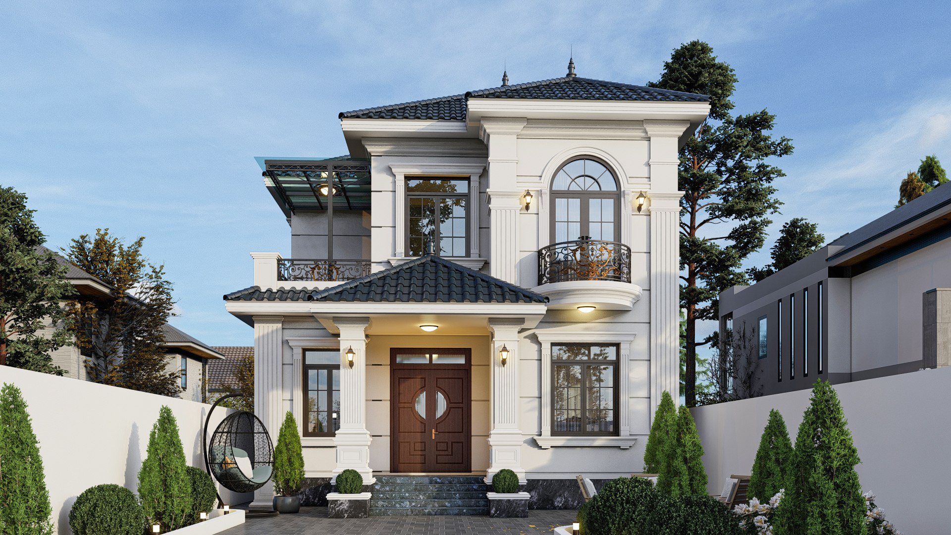 3D REVIT BIM - CLASSIC HOUSE - TurboSquid 2230833