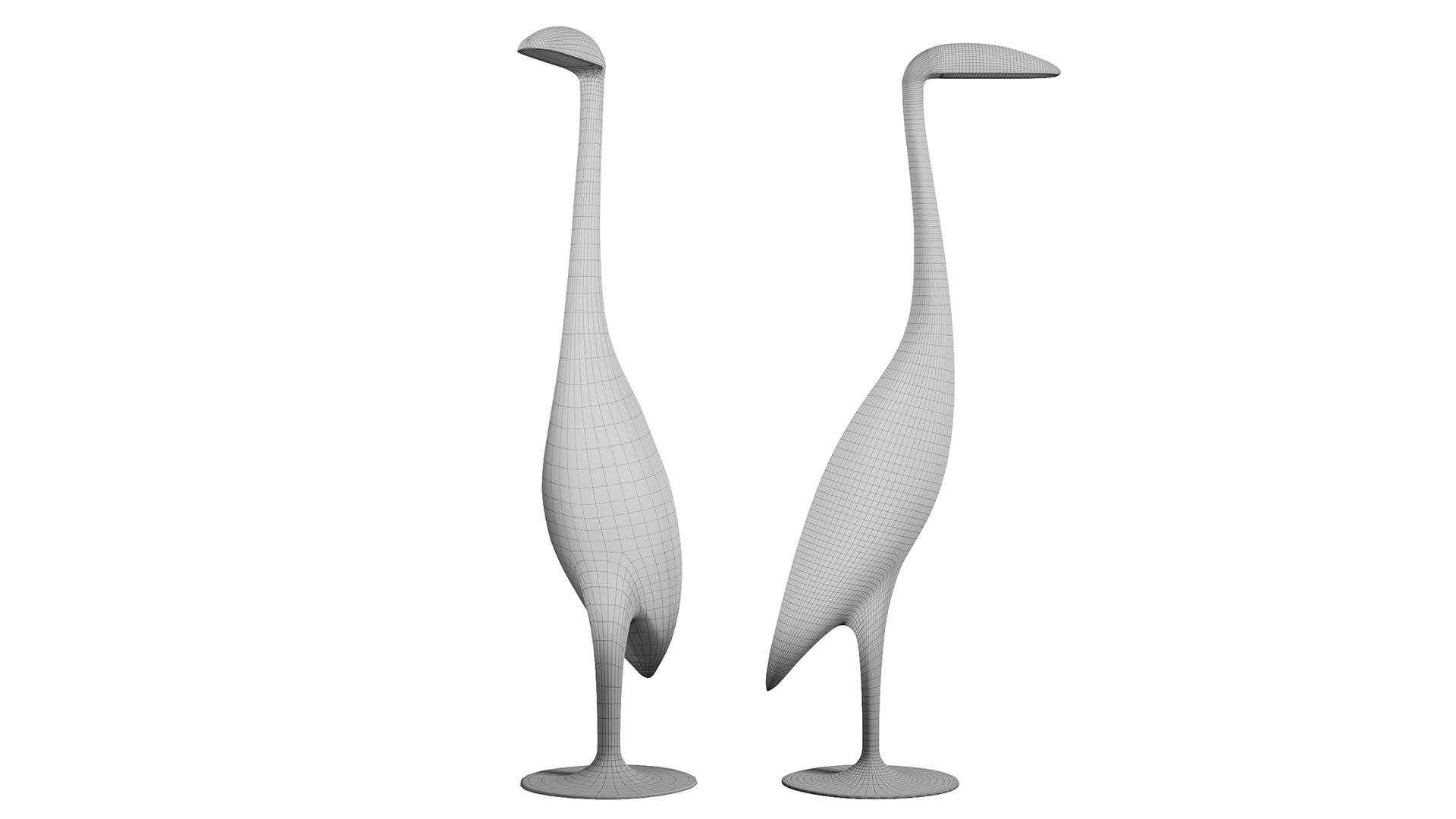 Tuiuiu Lamp By Qeeboo - Freestanding Indoor Lamp Model - TurboSquid 2577340