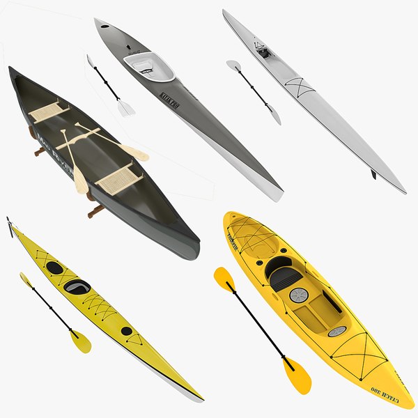 3d model kayak
