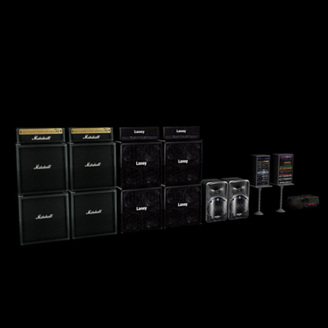 3dsmax Concert Equipment Pack