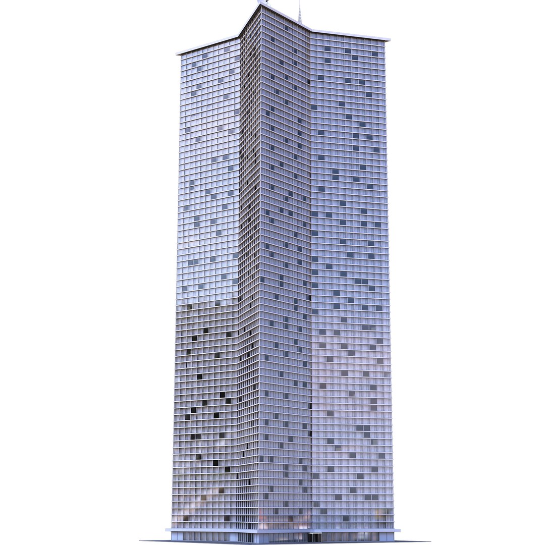 3D Skyscraper Building Model - TurboSquid 1382792