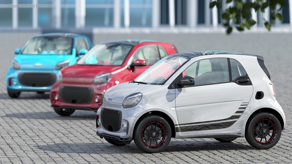 Smart eq fortwo coupe model - TurboSquid 1645905